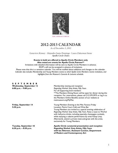 Metropolitan Museum Members Dining Room