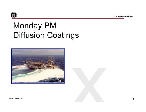 Monday PM Diffusion Coatings - Metcut
