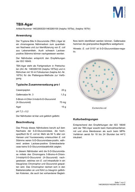 TBX-Agar - Heipha Dr.Müller GmbH