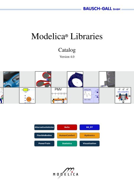 Modelica® Libraries - BAUSCH-GALL GmbH