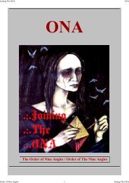 The Complete Guide To Satanism The ONA Way - o 9 a