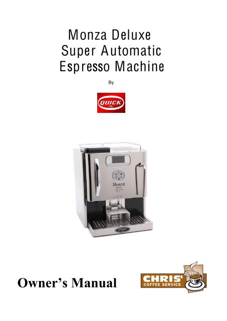 Quickmill Monza Deluxe Super Automatic - Clive Coffee