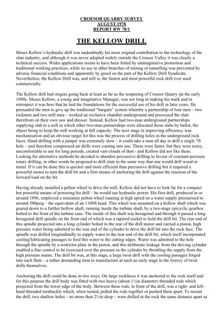 The Kellow Drill - Rodney Weaver 1978 - Aditnow.co.uk