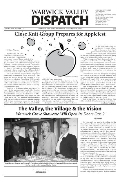 The Valley, the Village & the Vision - Albert Wisner Public Library
