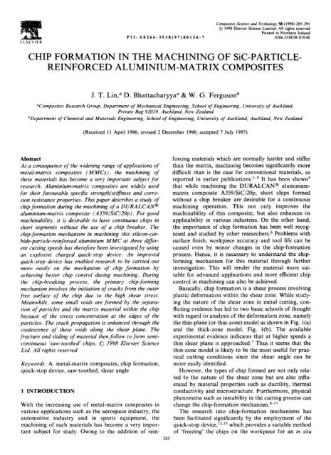 Composites Science and Technology 58