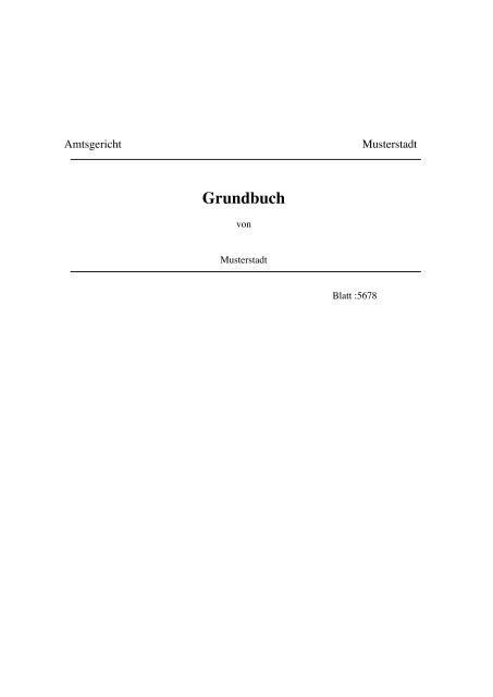 Grundbuch