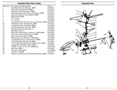 Exploded View Exploded View Parts Listing - RC Universe