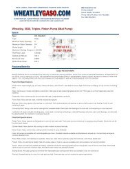 1654, Duplex, Piston Pump (Mud Pump) | Wheatley Gaso Pump Parts