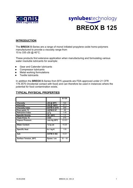 BREOX B 125