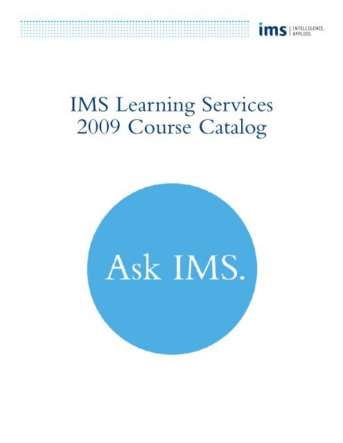 Course Information - IMS Health
