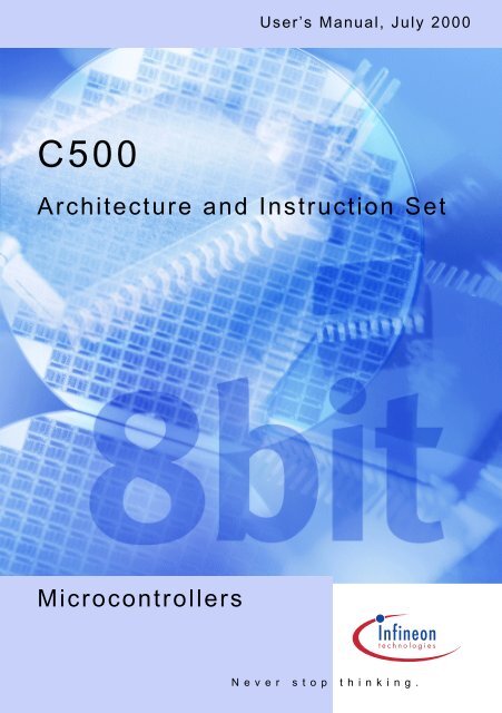 Microcontrollers Architecture and Instruction Set - Infineon