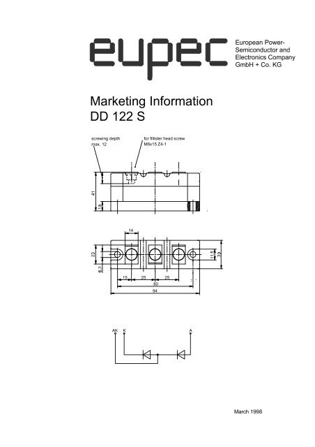 eupec data sheet - Infineon