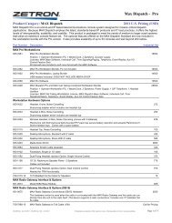 Zetron Headset Jackbox Product Manual