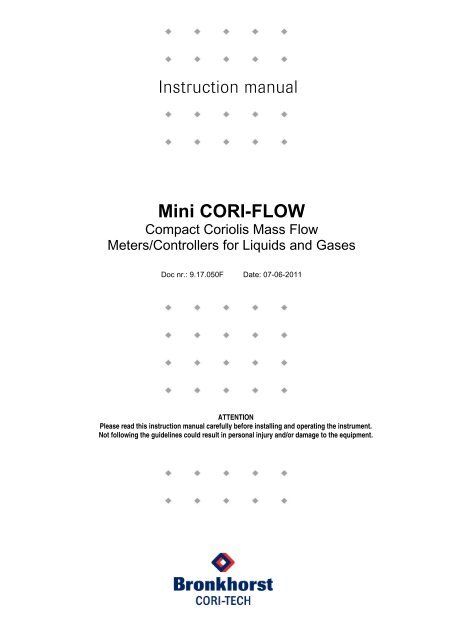 Mini CORI-FLOW - Bronkhorst