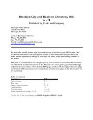 Central Library Floor Plan - Brooklyn Public Library