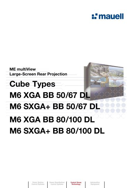 Rear Projection Cube Types