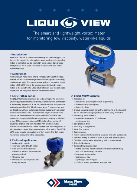 brochure - Bronkhorst