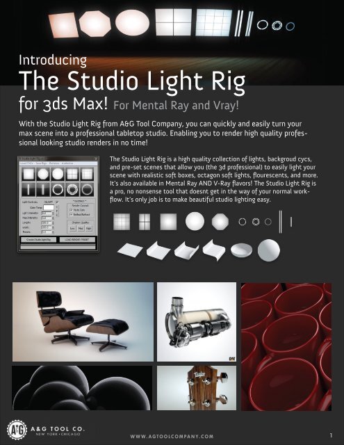 The Studio Light Rig - A&G Tool Company