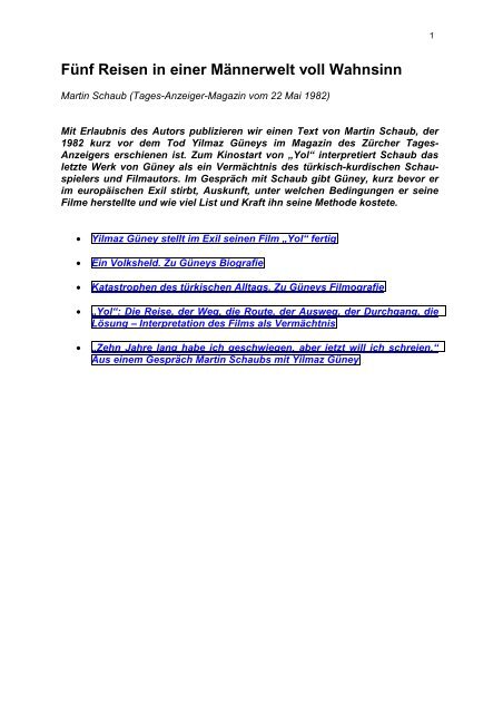 Martin Schaub - Medienheft