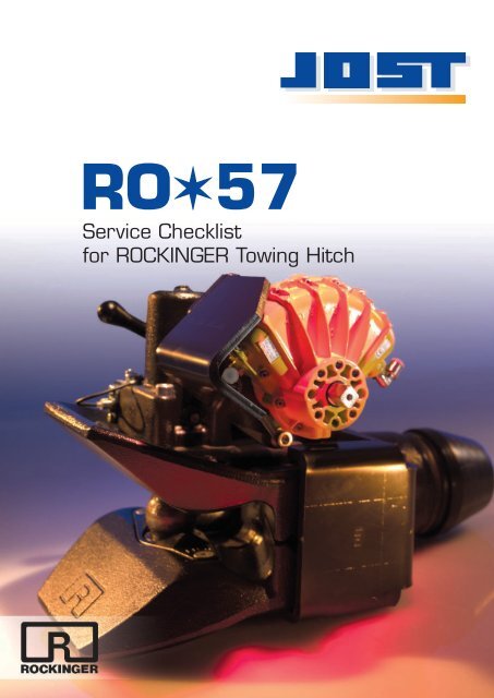 Service Checklist for ROCKINGER Towing Hitch - Jost-Werke GmbH