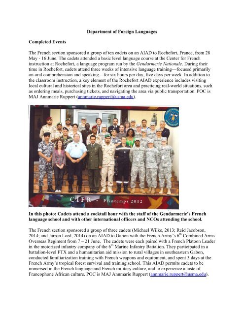 27 June - West Point