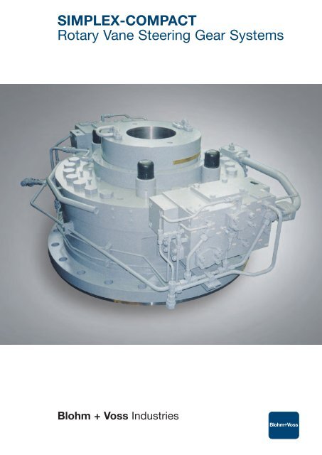 Simplex-Compact Steering Gear - Blohm + Voss Industries GmbH