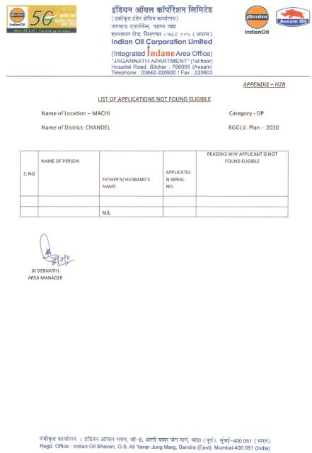 Indian Oil (EOl'pO|'C|I'IOl'l Limited - Indian Oil Tenders