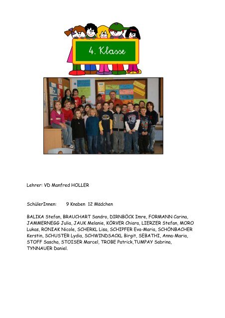 4. Klasse - VS GROSSKLEIN