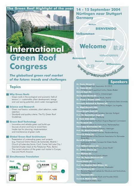 International Green Roof Congress