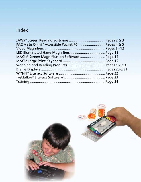 Product Catalog - Freedom Scientific