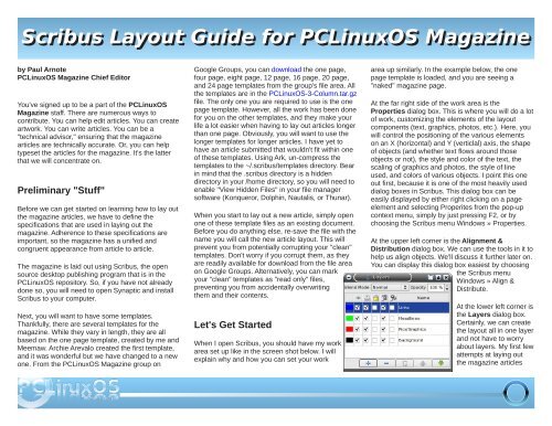 Scribus Poster Template