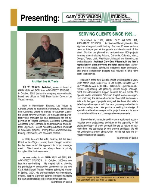 Guy Wilson New Traditional Architecture: Ferguson
