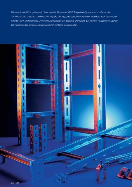 PDF Datei: Broschüre / OBO / Katalog KTS Steigetrassensysteme
