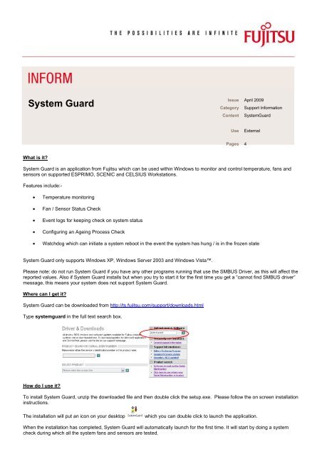 System Guard - Fujitsu UK