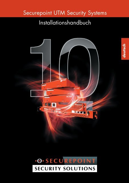 Securepoint UTM Security Systems Installationshandbuch