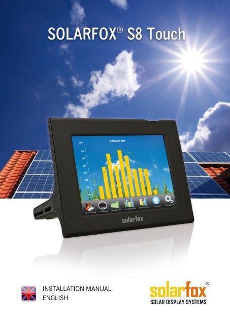 INSTALLATION MANUAL ENGLISH - Solarfox
