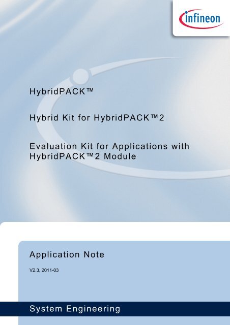 AN2010-10 - Hybrid Kit for HybridPACK™2 - Infineon