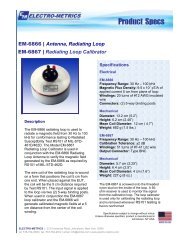 ELECTRO-METRICS | 231 Ent