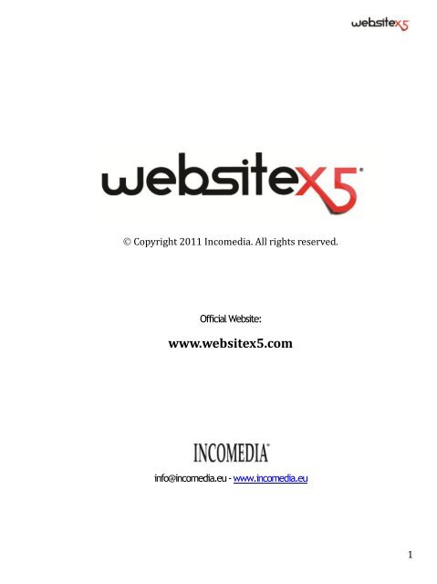 Website x5 evolution 10 professional - xasernv