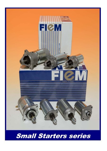 Small Starters series - FIEM Srl
