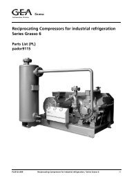 TECHNICAL INFORMATION GRASSO SCREW COMPRESSORS ...