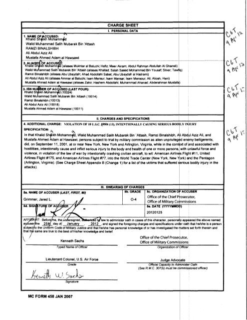 CHARGE SHEET KHALID SH~KH MOHAMMID Walid ... - NPR