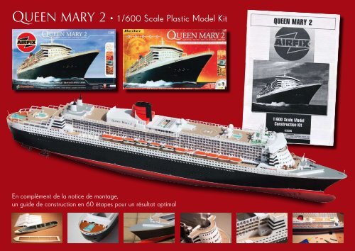 Queen Mary 2 • 1/600 Scale Plastic Model Kit - MARC-ANTOINE ...