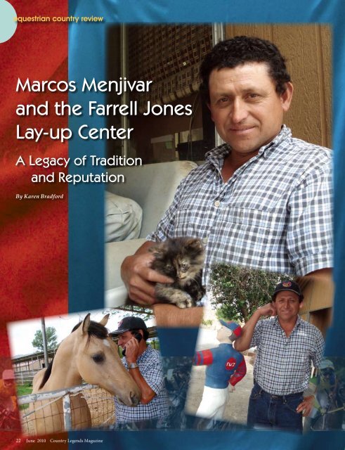 Marcos Menjivar and the Farrell Jones Lay-up Center