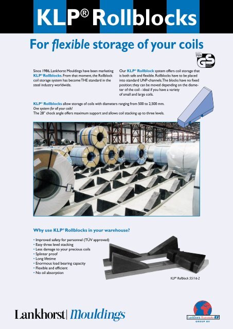 KLP® Rollblocks - Lankhorst Mouldings