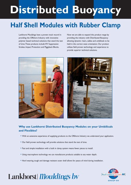 Distributed Buoyancy - Lankhorst Mouldings