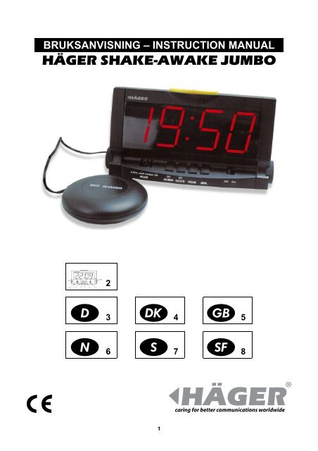 Bruksanvisning Shake-Awake Jumbo