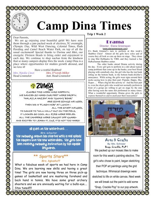 Camp Dina Times