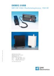 DEBEG 6322 VHF Radiotelephone with built-in DSC