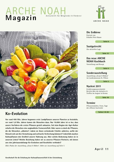 Portrait: Peter Haase - Arche Noah